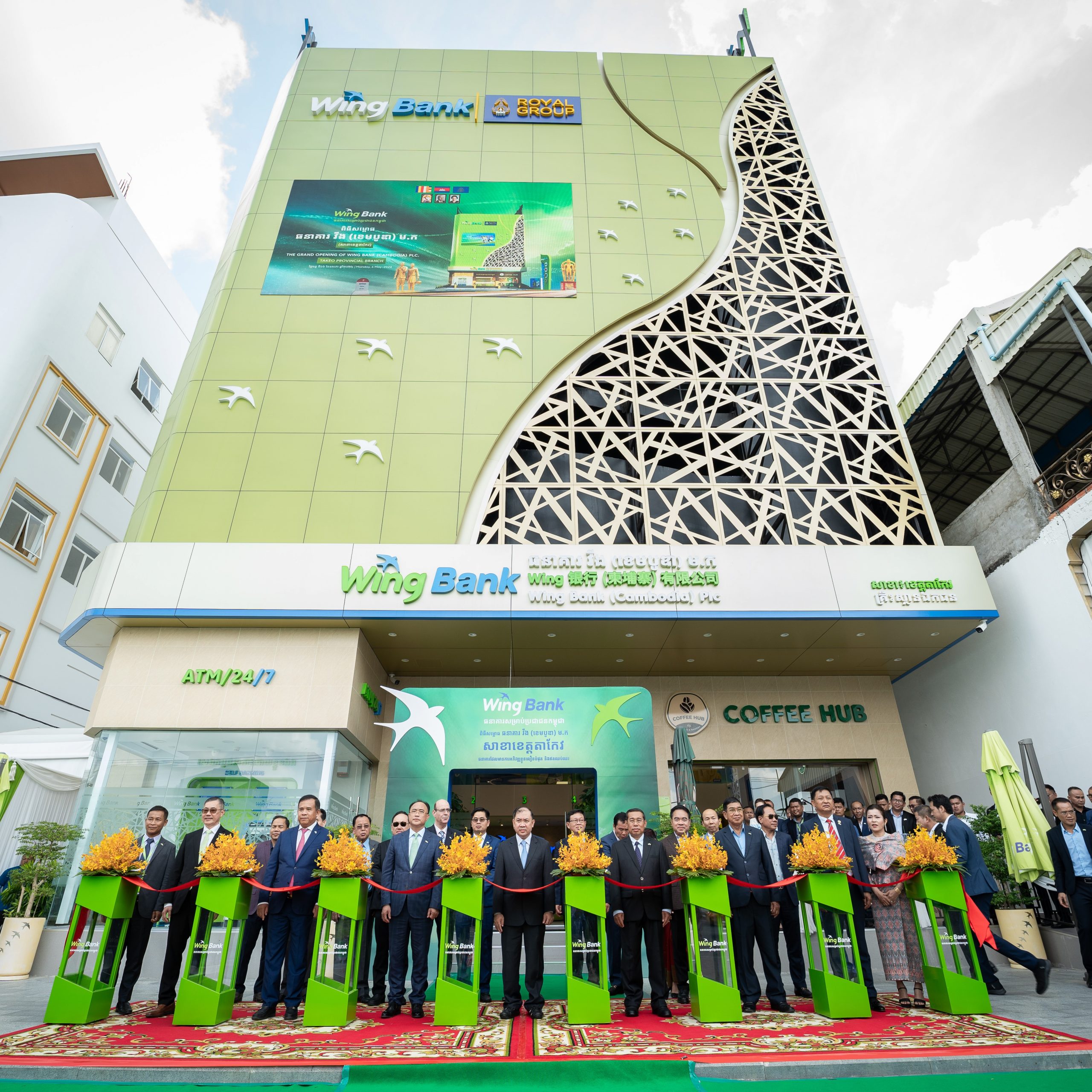 Wing Bank Officially Launches Its 22nd Office in Takeo Provincial Town | Wing Bank